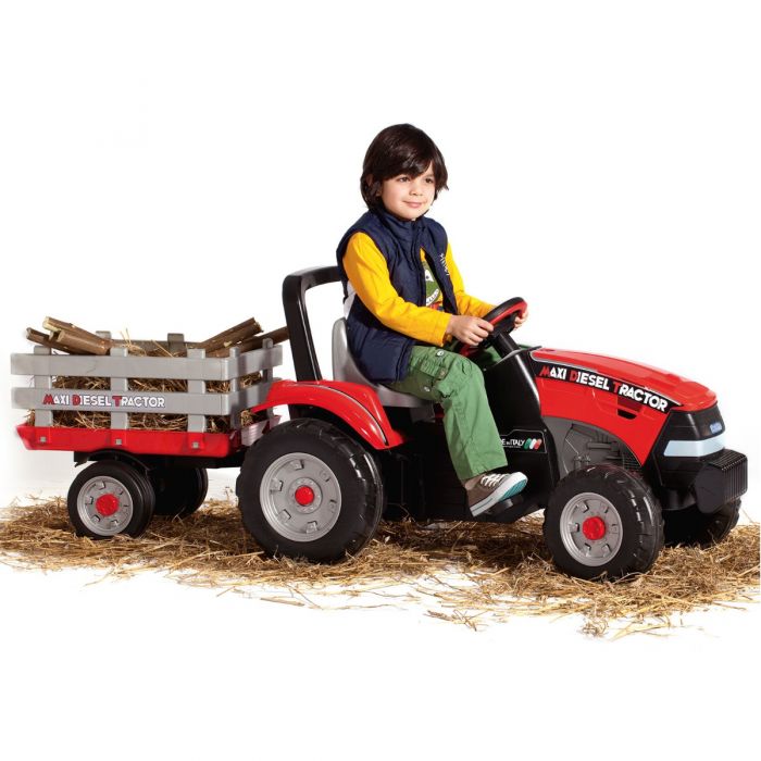 MAXI DIESEL TRACTOR - TRATTORE A PEDALI PEG PEREGO - MamaToys